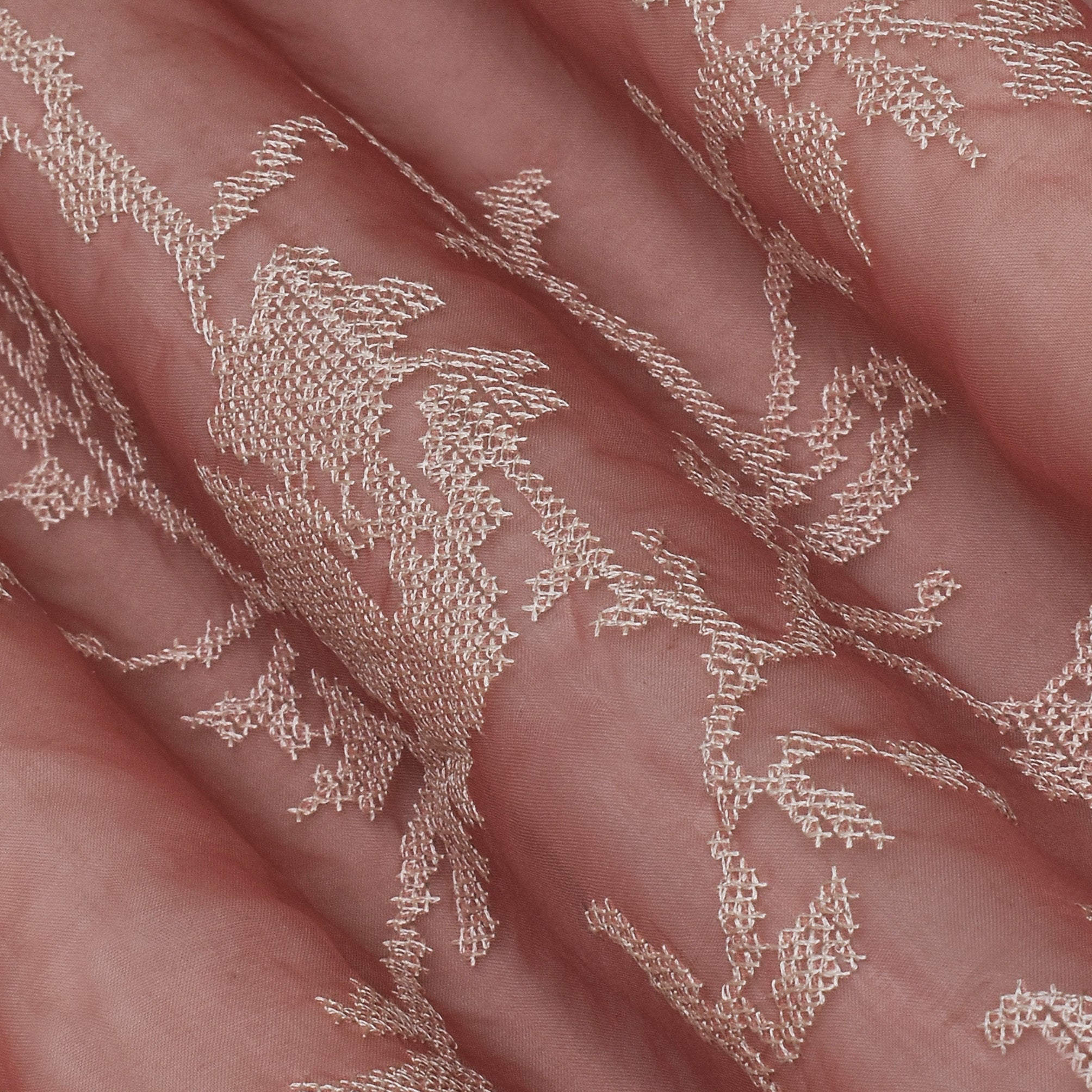 Gajri Color Organza Embroidery Fabric – KC Creations