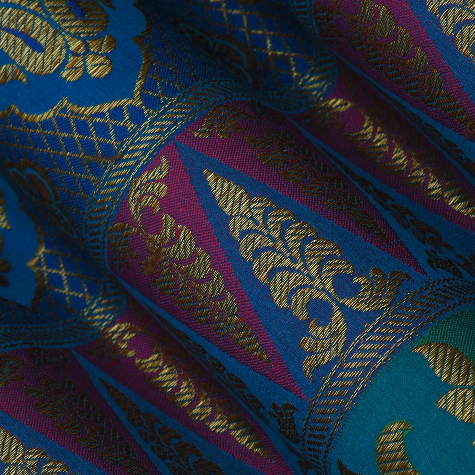 Multi Color Brocade Fabric – KC Creations
